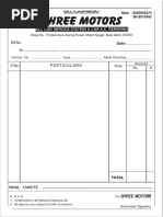 Taxi Bill Sample | PDF