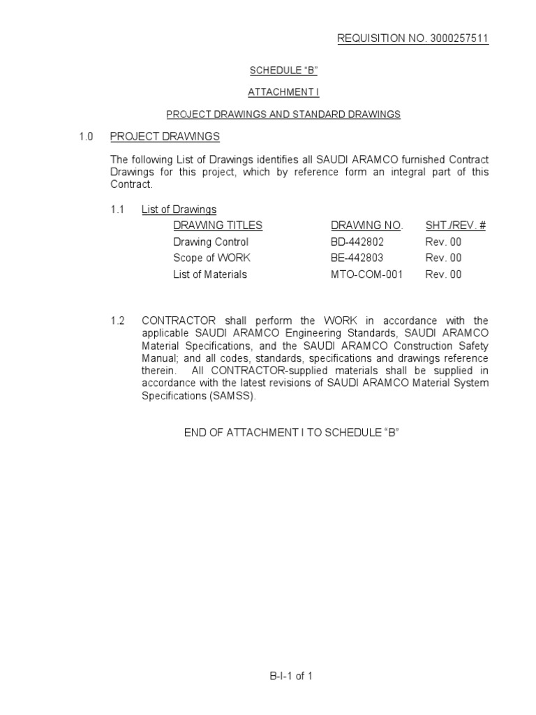 Schedule B - Attachment 01 | PDF