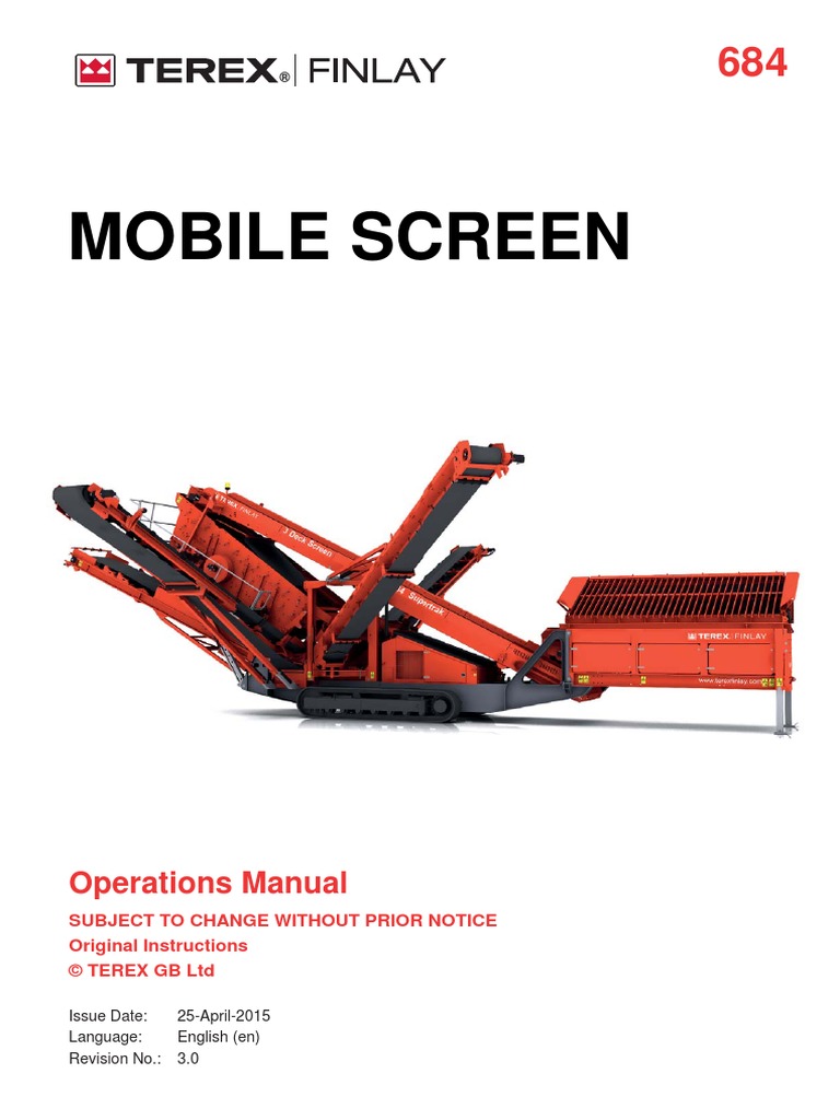 684 Operations Manual Revision 3.0 (En) PDF | PDF | Safety ...