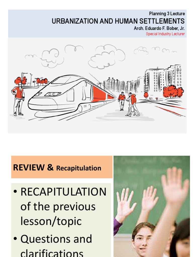 3 Plan 3 - Urbanization and Settlements | PDF | Urbanization | Human