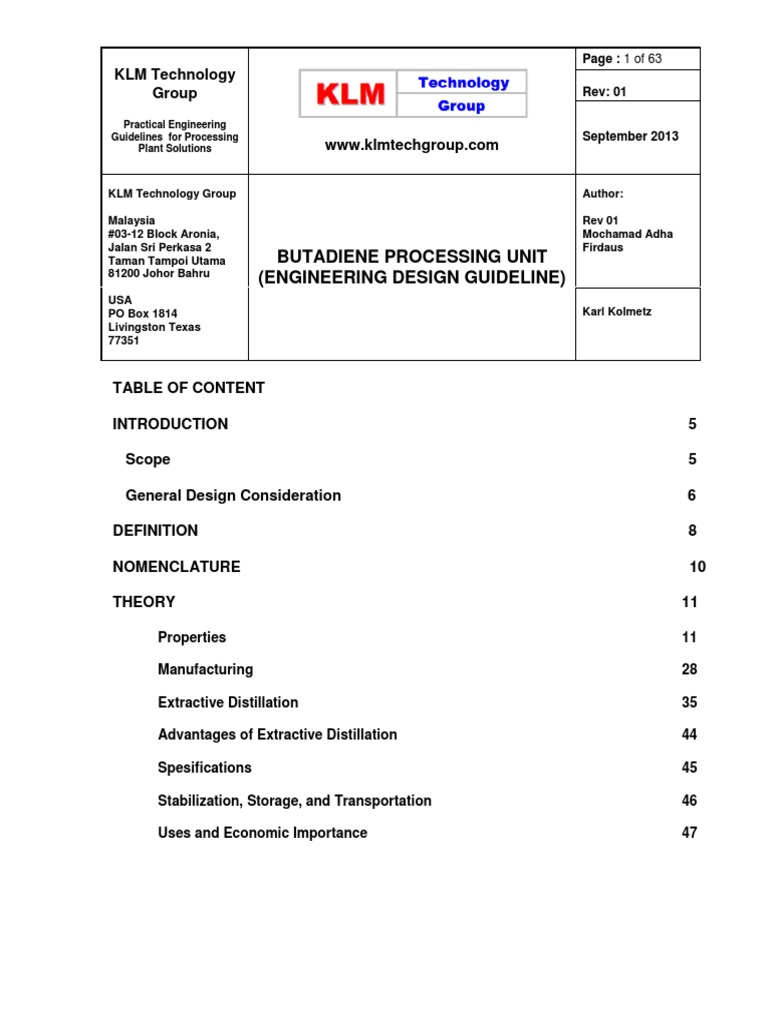 Engineering Design Guidelines - Butadiene Production Unit Rev01web ...