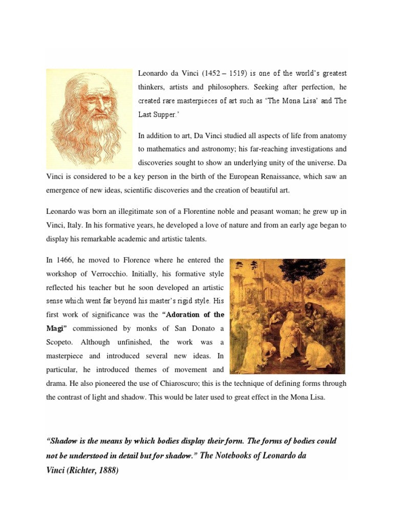 Leonardo Da Vinci | PDF | Leonardo Da Vinci | Paintings