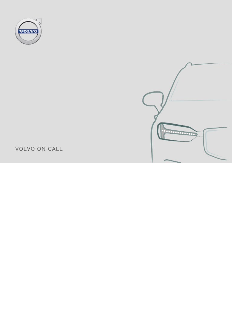 Volvo On Call | PDF | Telephone Call | Mobile App