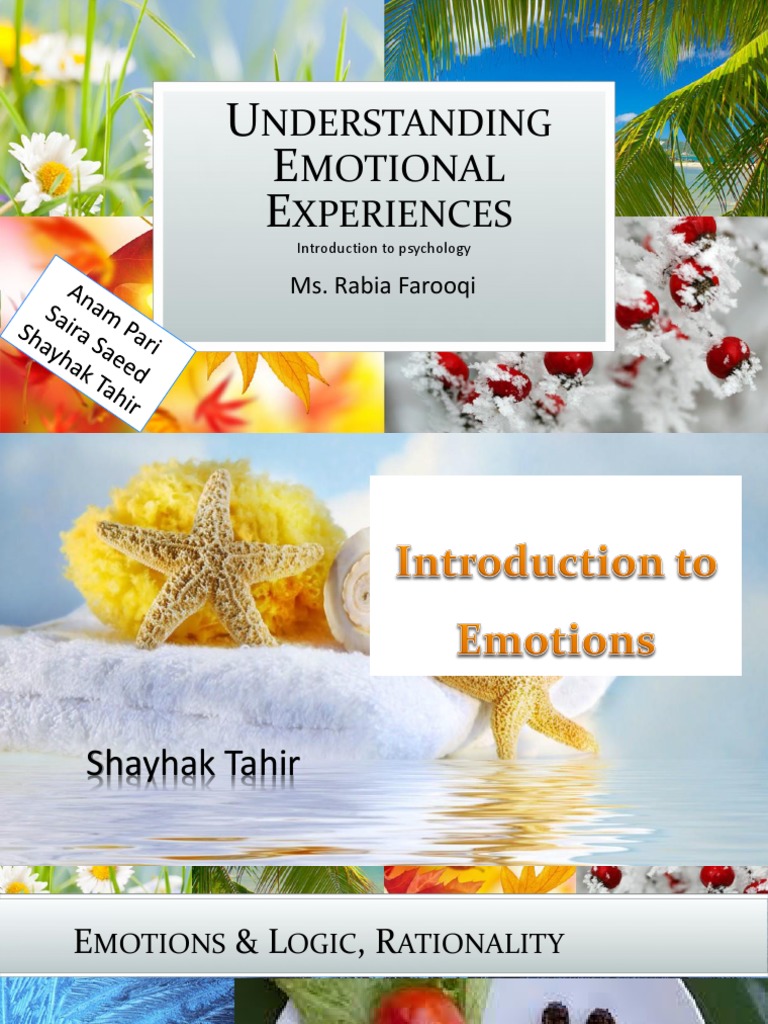 Introduction to Emotions in Psychology | PDF | Emotions | Memory