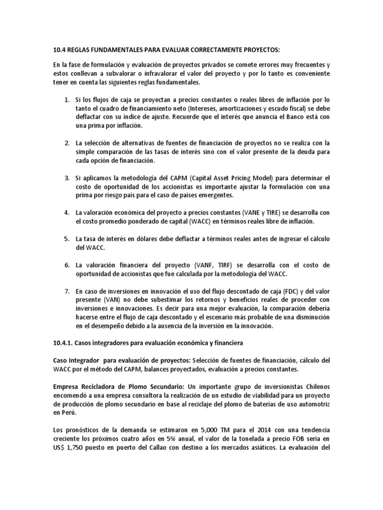 Ingeco | PDF | Valor presente neto | Inflación