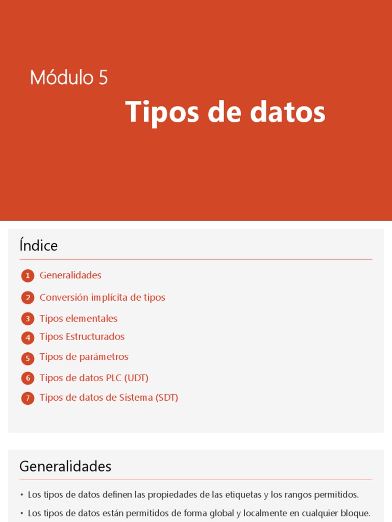 Tipos de datos en PLC: una guía completa de los tipos elementales ...