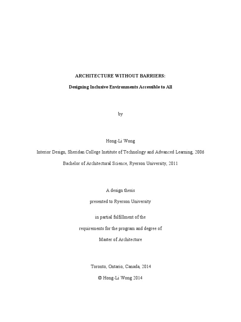 Wong, Hong-Li PDF | PDF | Accessibility | Disability