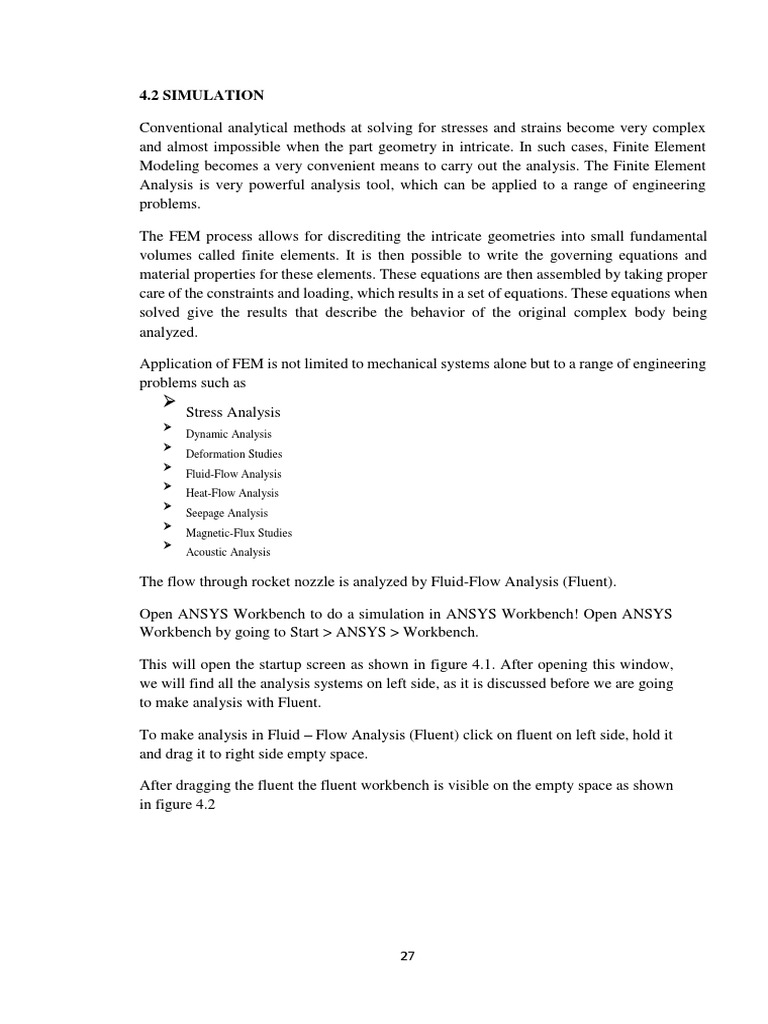 FEM Simulation Setup and Results Analysis | PDF | Finite Element Method ...