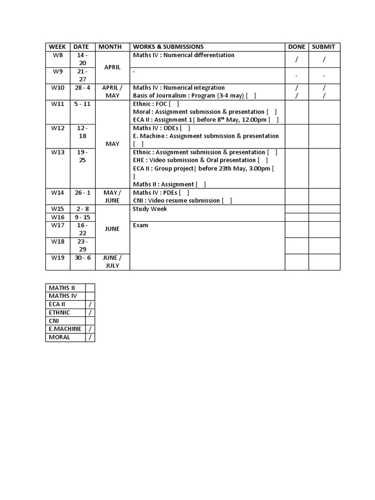 UMT Academic Calendar 2024-25 | PDF