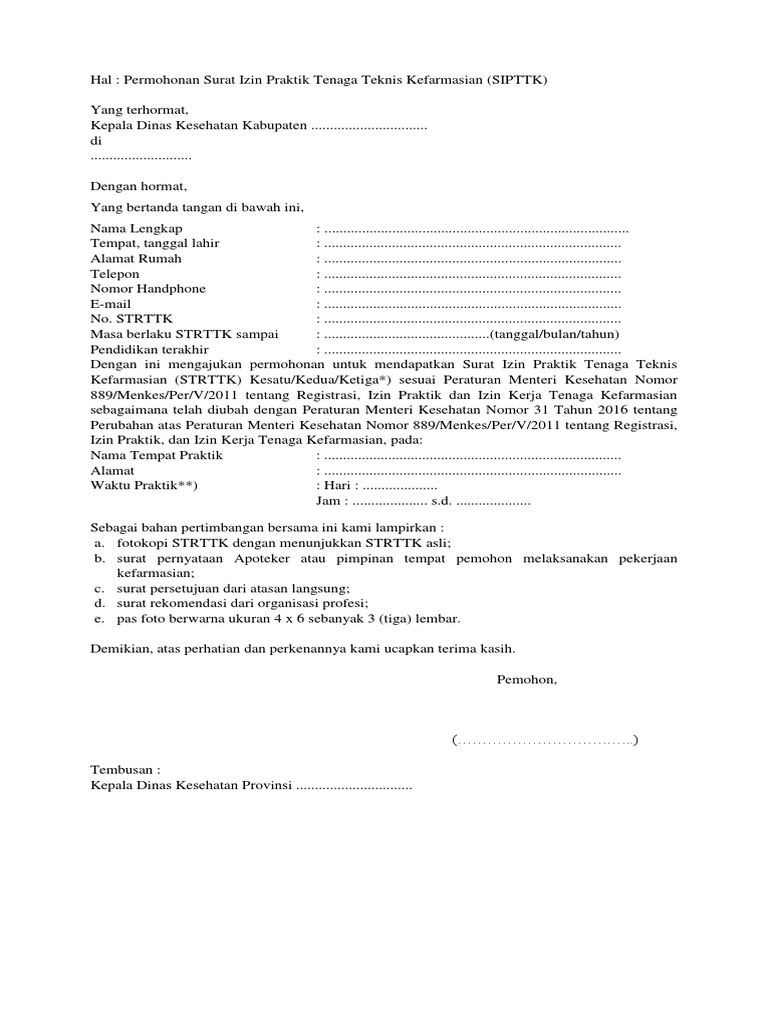 Sipttk Permohonan | PDF | Hukum