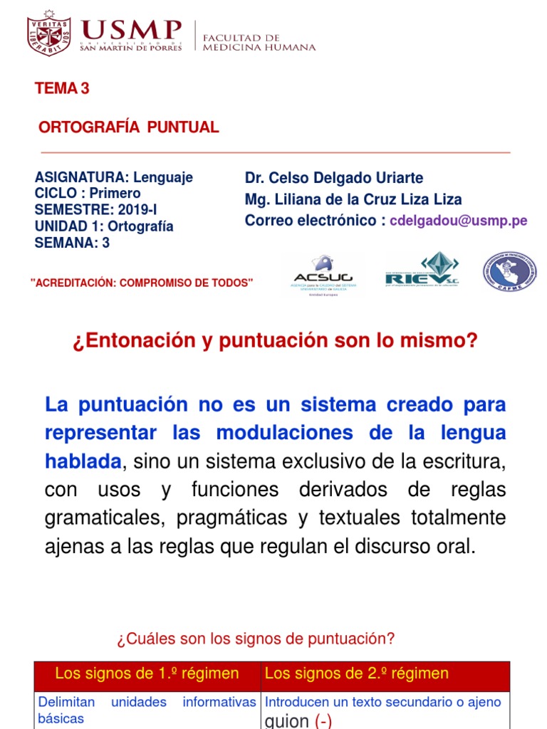 Semana 3 - Ortografía Puntual - Elección Del Tema | PDF | Coma | Comillas