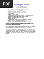 Backhoe Loader Pre-Use Checklist | PDF