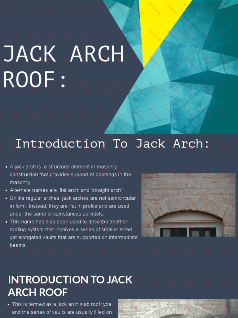 Jack Arch Roof | PDF | Roof | Concrete