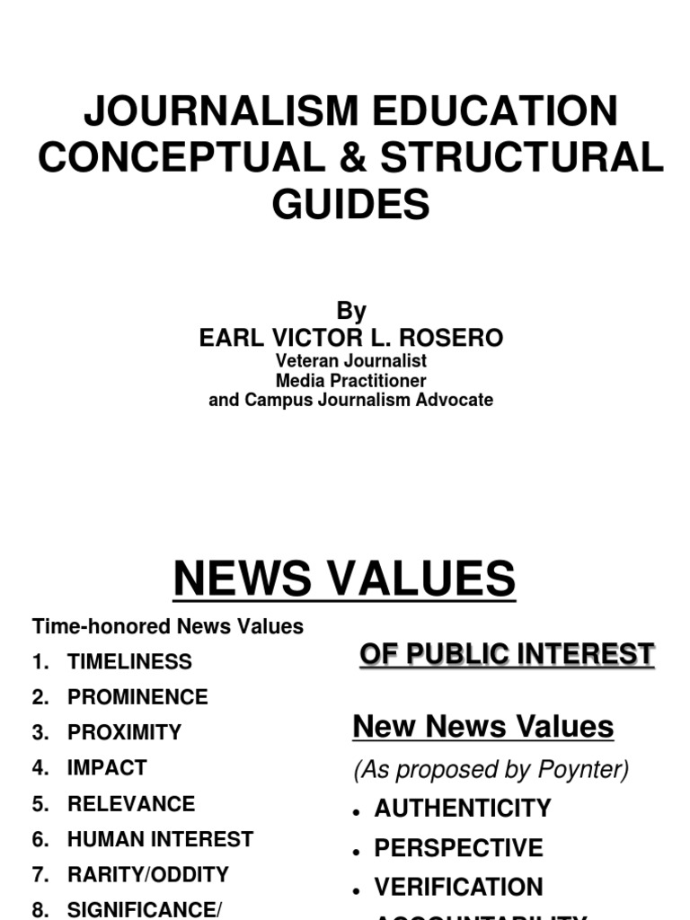 Guiding Journalists: A Comprehensive Guide to News Values, Storytelling ...