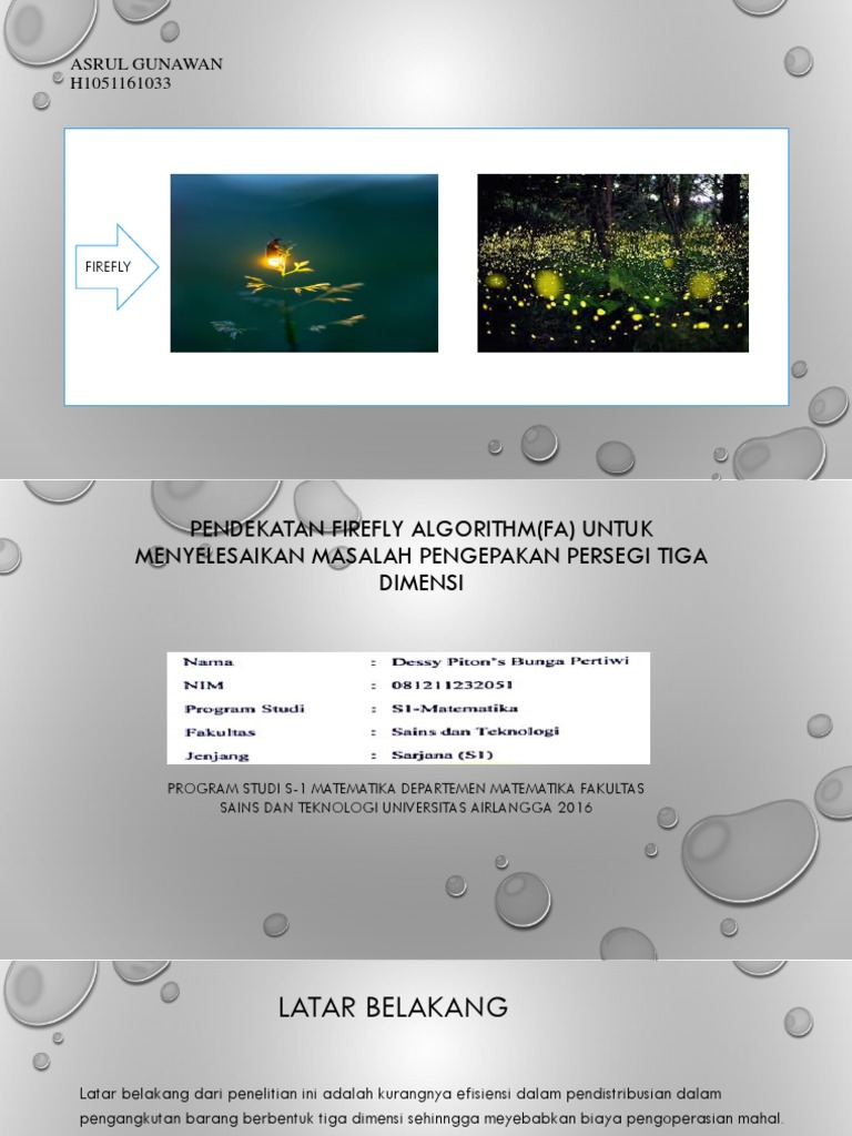 Algoritma Firefly | PDF