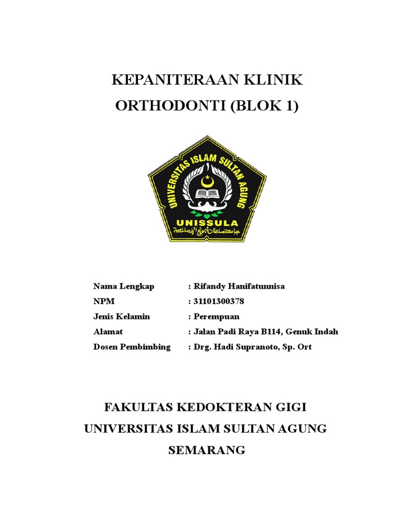 Analisis Kasus Orthodonti Arman Aroisi | PDF | Kesehatan Holistik ...