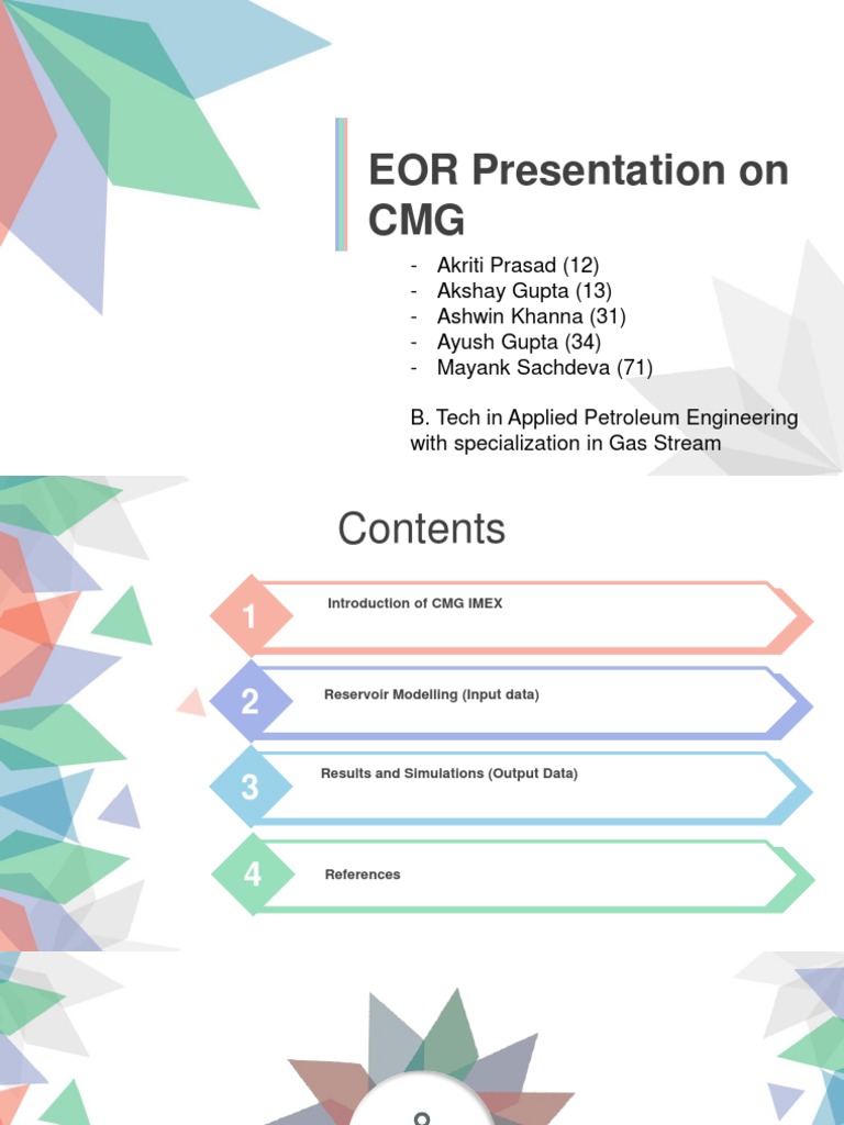 EOR Presentation With CMG | PDF
