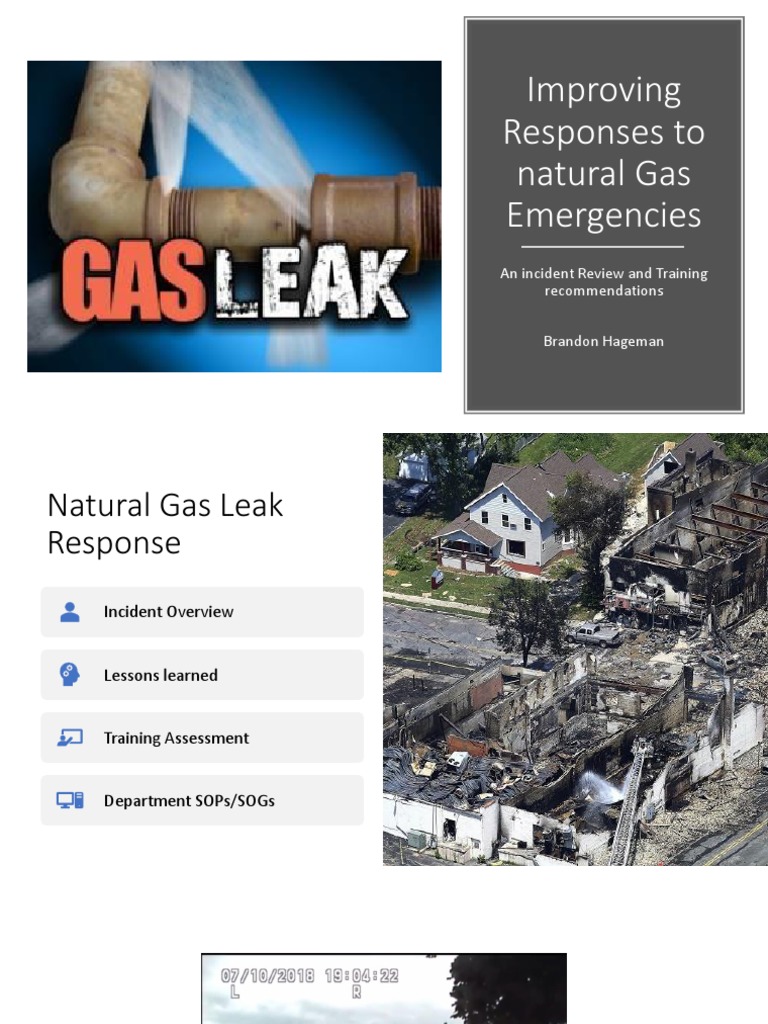 Improving Responses To Natural Gas Emergencies: An Incident Review and ...