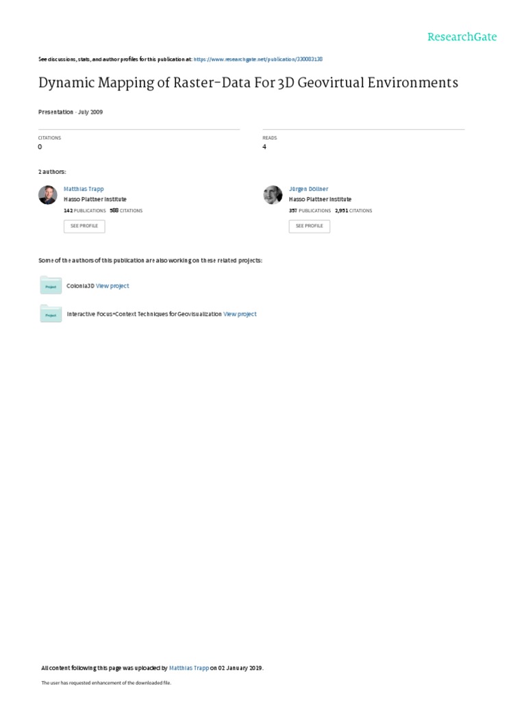 2009 IV DynamicMapping Online | PDF