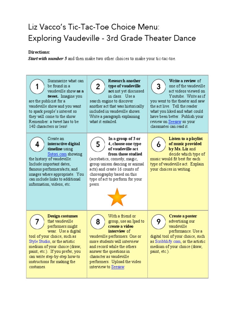 Vaudeville Exploration for 3rd Graders | PDF | Vaudeville | Theatre