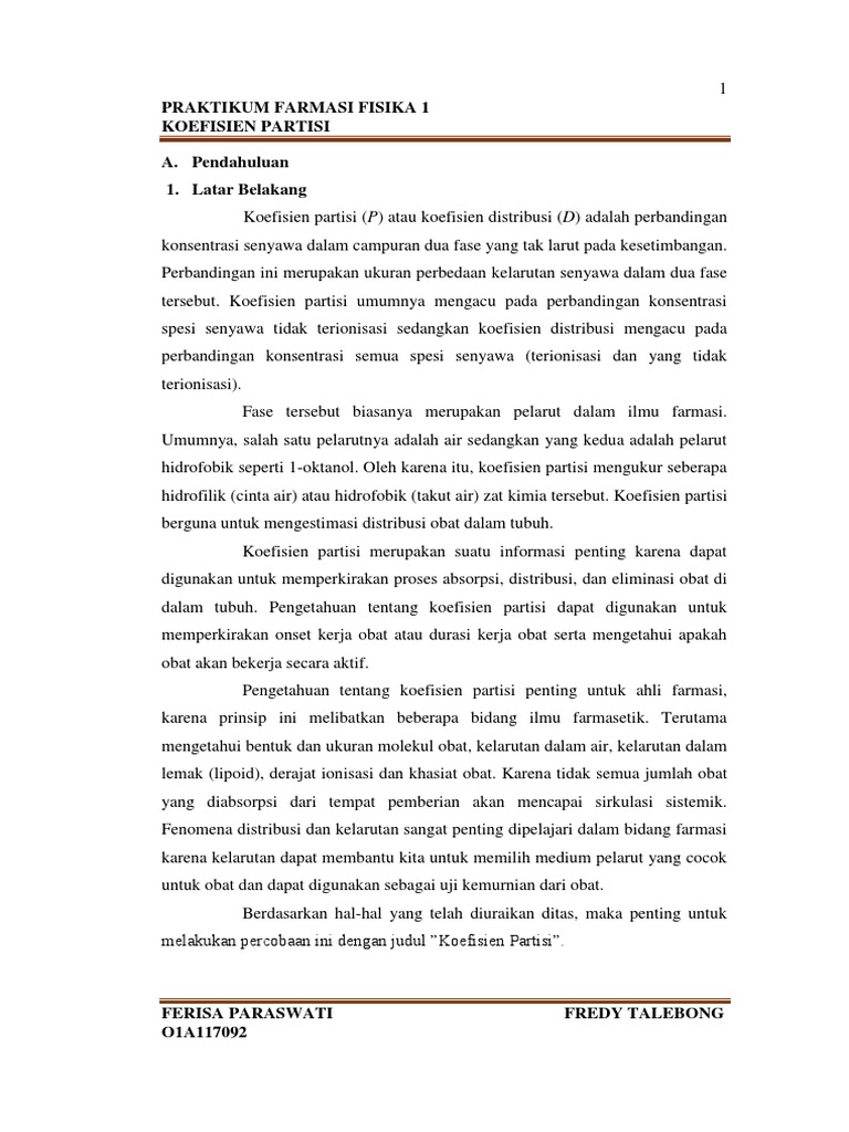 PERCOBAAN 3 Farfis | PDF | Pengembangan Diri | Sains & Matematika