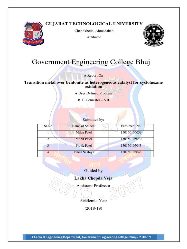 Government Engineering College Bhuj: Gujarat Technological University ...