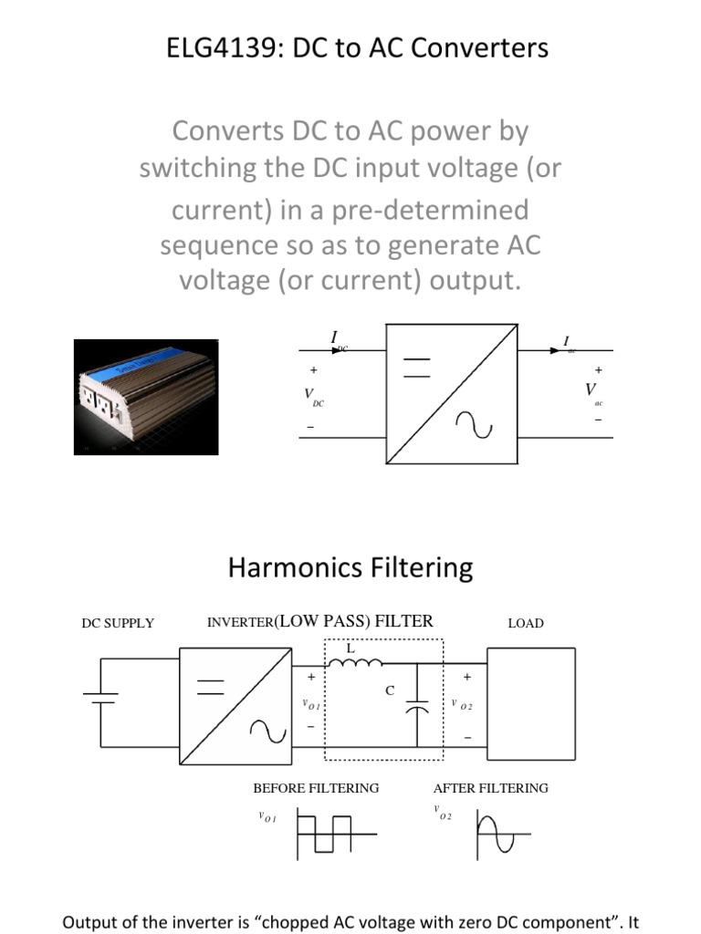 DC to AC Conversion Using Inverters | PDF | Power Inverter | Electrical ...