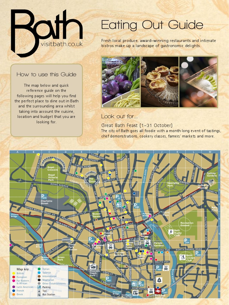 Bath Eating Out Guide | PDF | Bath | Restaurants