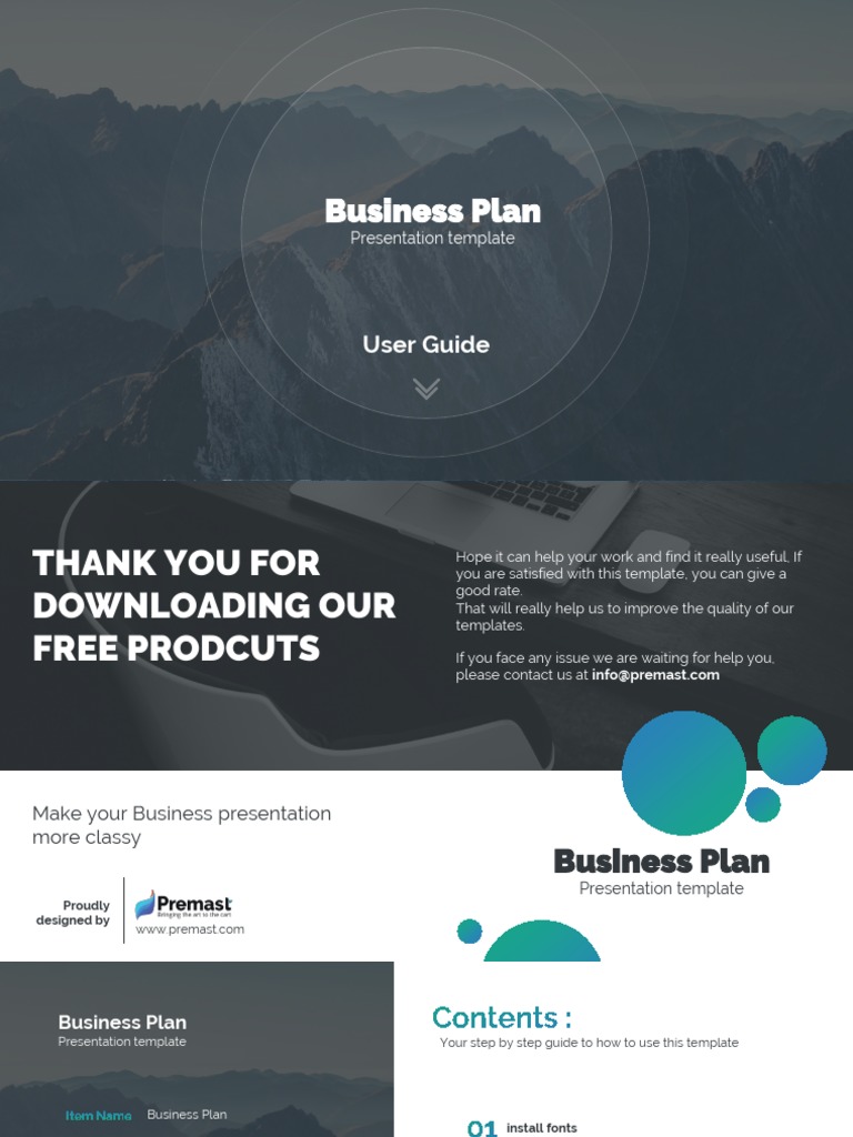 Business Plan: User Guide | PDF | Page Layout | Icon (Computing)