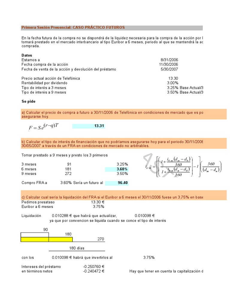 Plantilla para Resolver SWAPS | PDF | Opción (Finanzas) | Swap (Finanzas)
