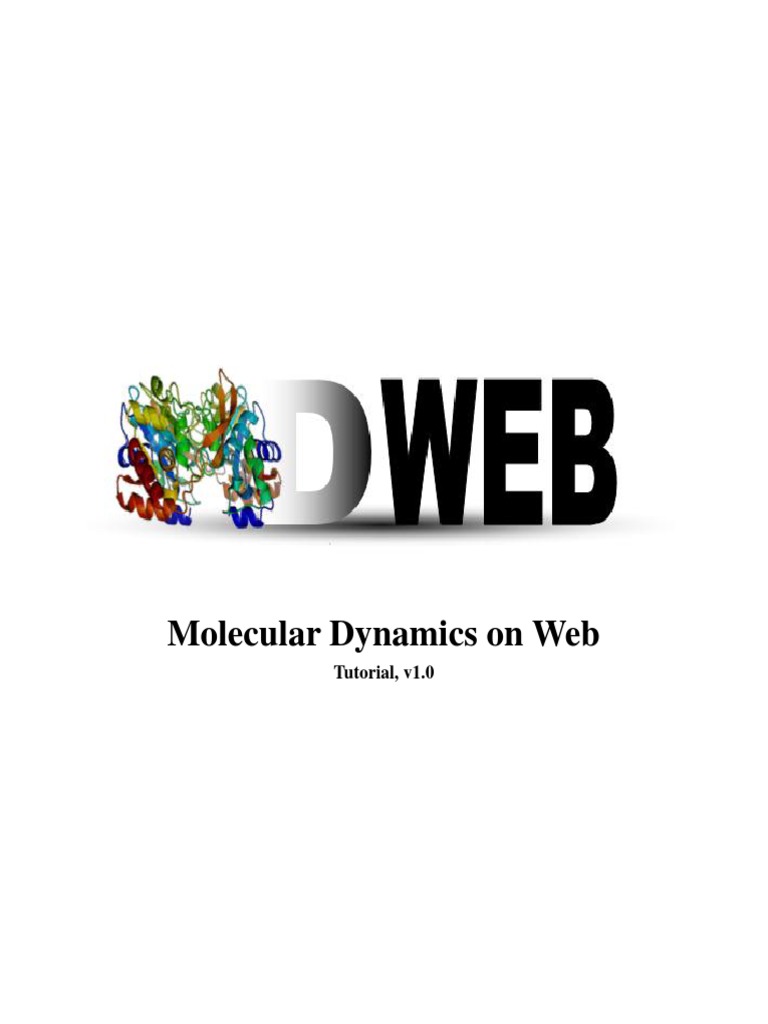 MDWeb Tutorial | PDF | Molecular Dynamics | Data Analysis