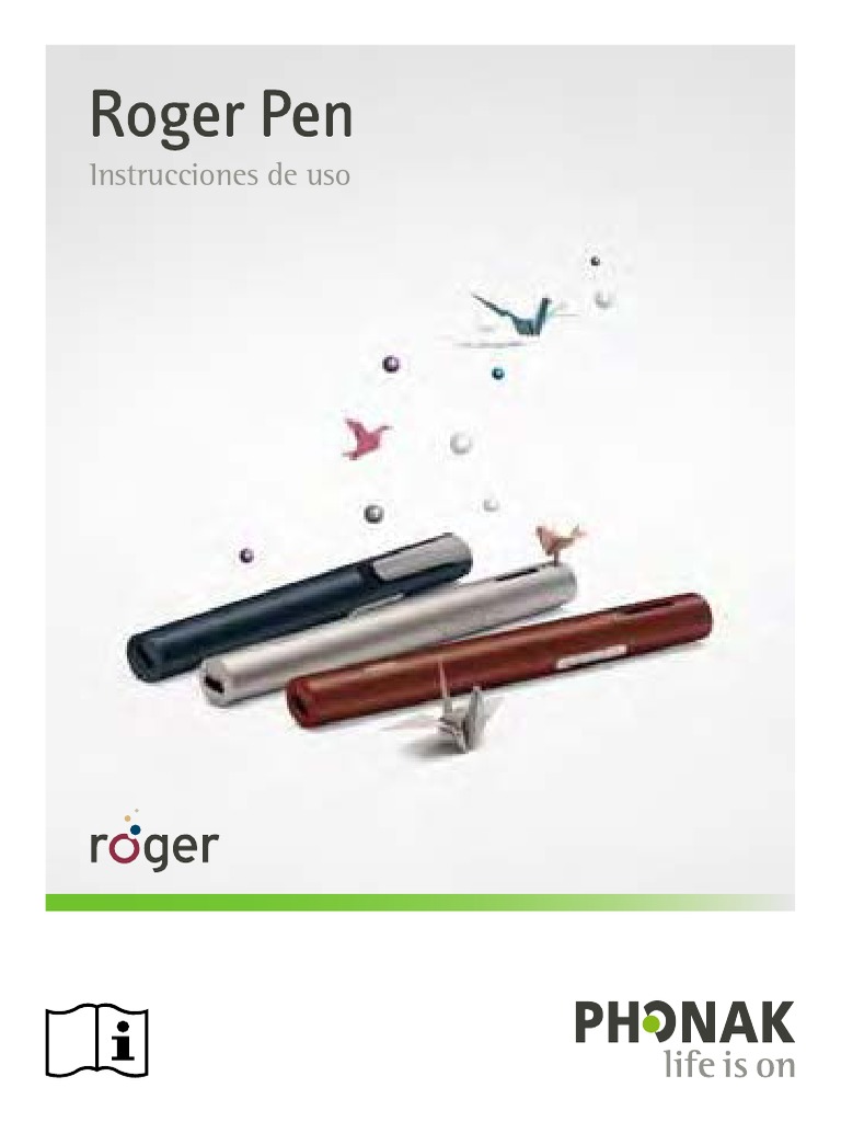 Guía Del Usuario Roger Pen PDF | PDF | Bluetooth | Micrófono
