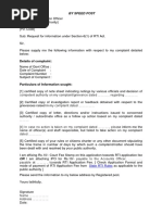 FIR Application Format for Lost Documents | PDF