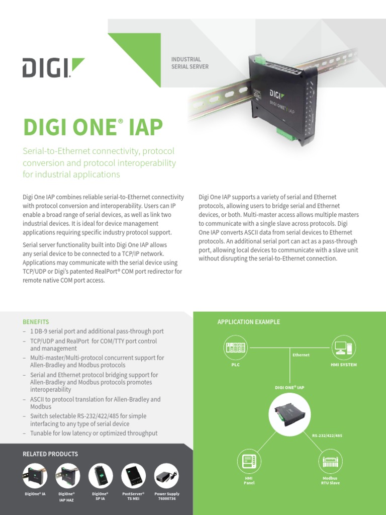 Digi One | PDF | Port (Computer Networking) | Internet Protocol Suite