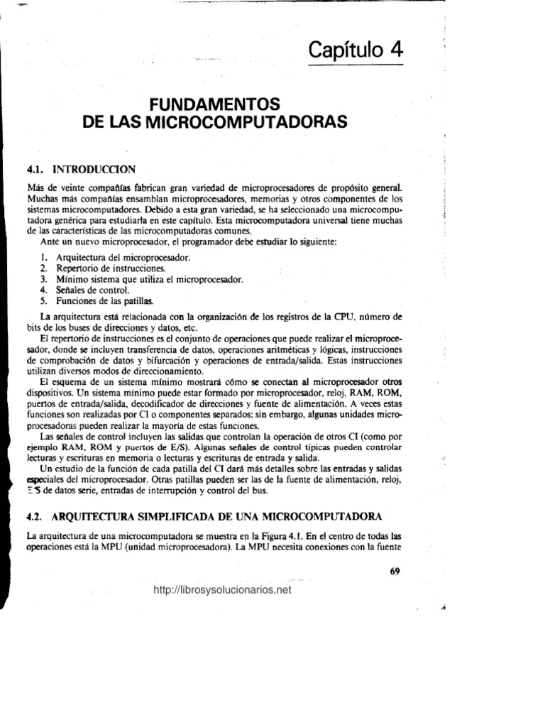 Fundamentos de Los Microprocesadores (Schaum) 2da Edicion Roger L. Tokheim PDF | PDF