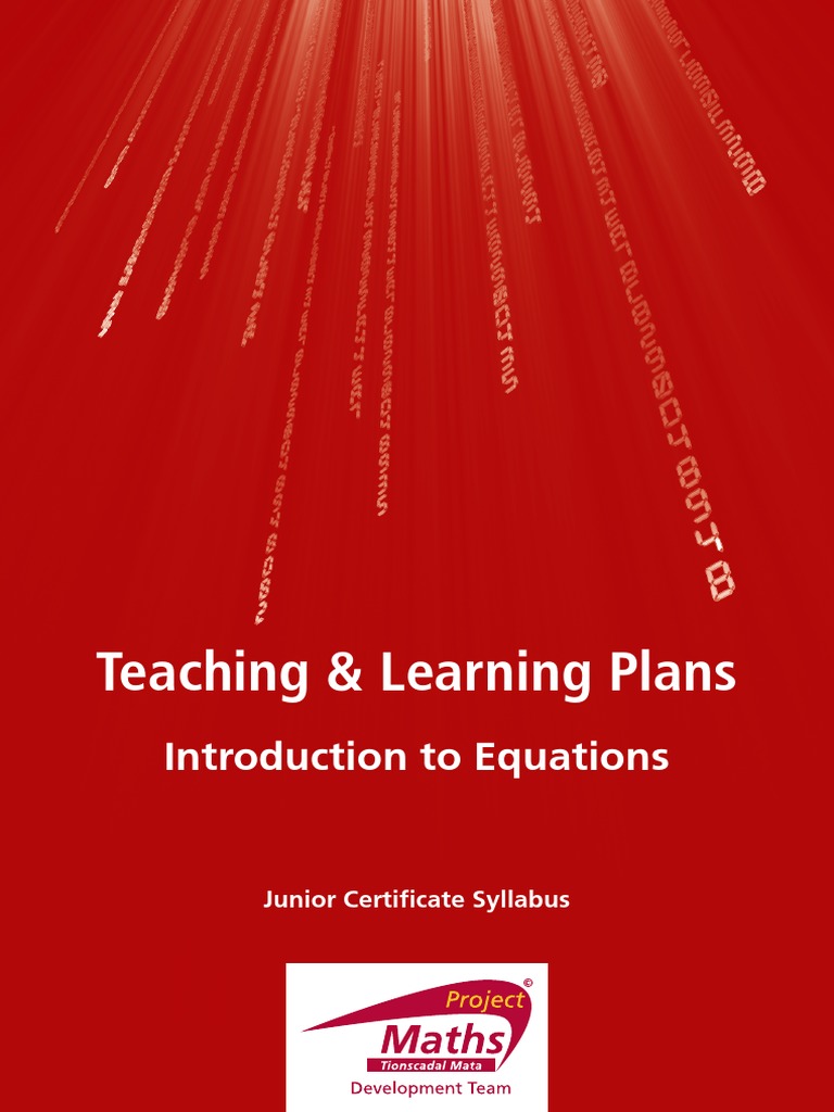 Introduction To Equations | PDF | Lever | Equations