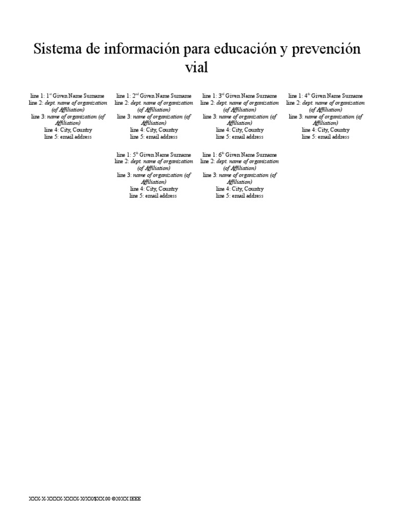 Conference Template Letter (Plantilla Ieee Word) | PDF | Página web | HTML