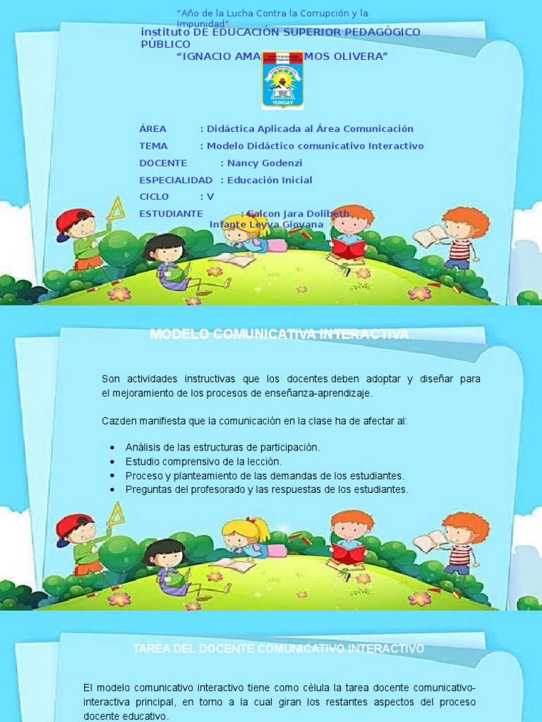 Modelo Comunicativo e Interactivo | Descargar gratis PDF | Maestros ...