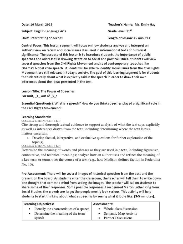 CCSS Ela-Literacy Ri 11-12 1 | PDF | Speech | Semantics