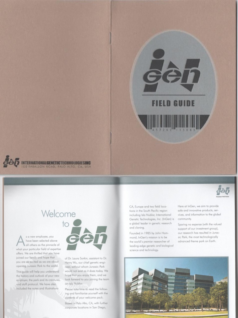 InGen Field Guide - InGen | PDF