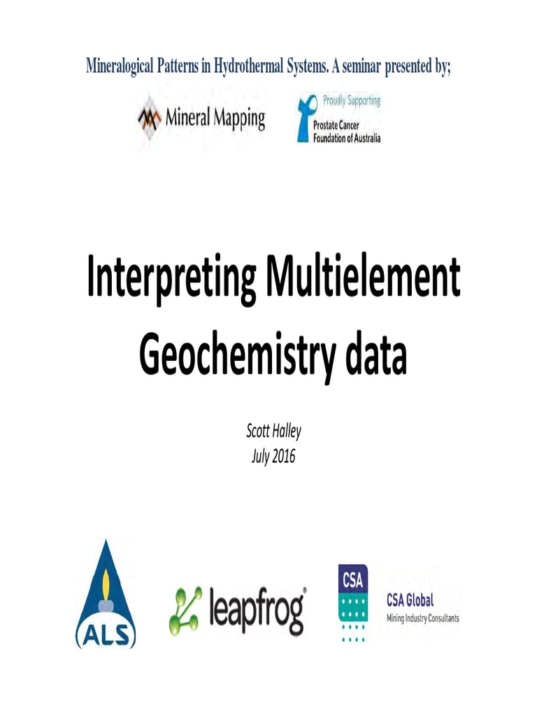 Lithogeochemistry Interpretation | PDF | Magma | Minerals