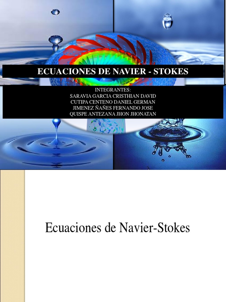 Navier Stokes | PDF | Ecuaciones de Navier-Stokes | Física teórica