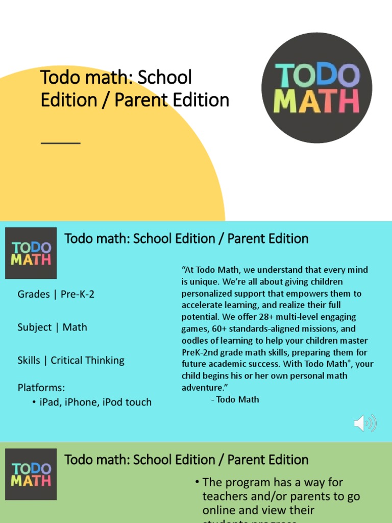 Todo Math | PDF | Classroom | Teachers