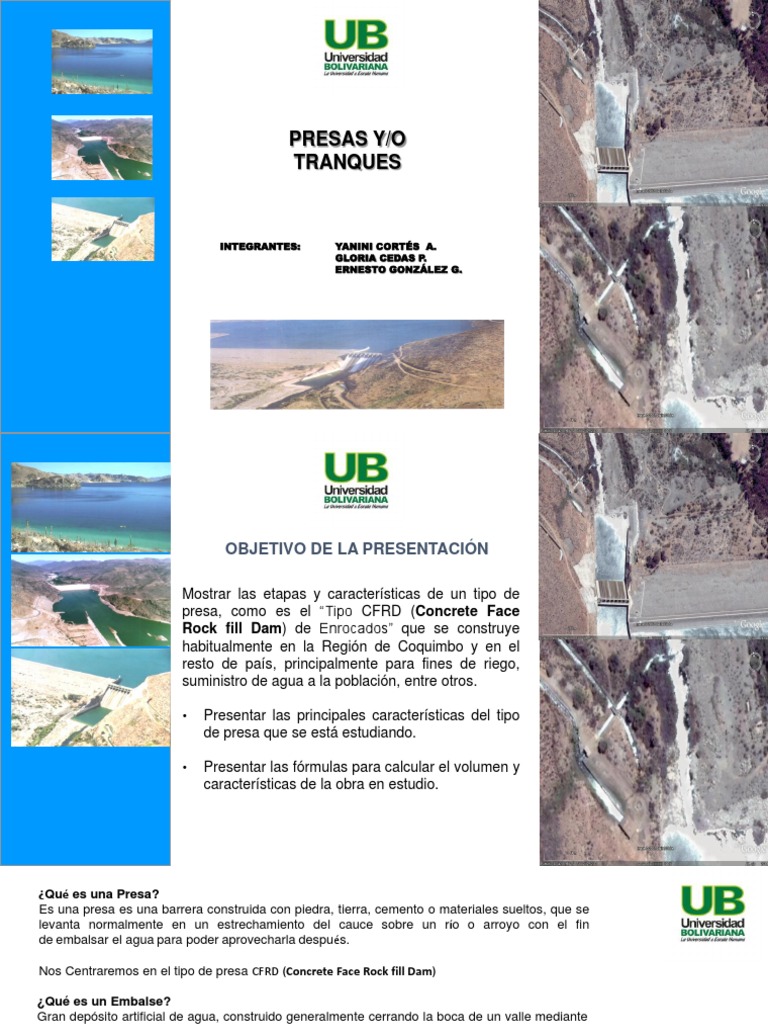Partes de una Presa CFRD | PDF | Represa | Reservorio
