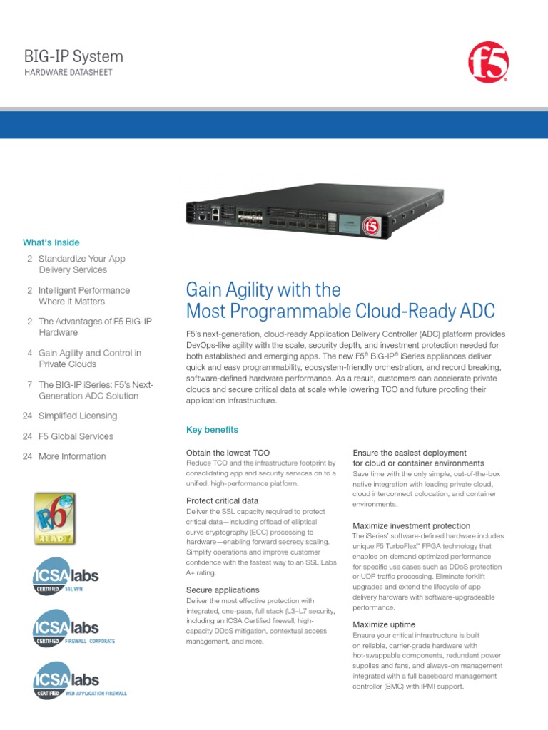 Big Ip Platforms Datasheet | PDF | Power Supply | Cloud Computing
