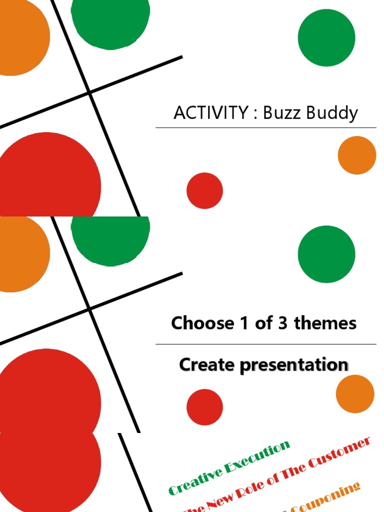 Buzz Buddy Activity | PDF