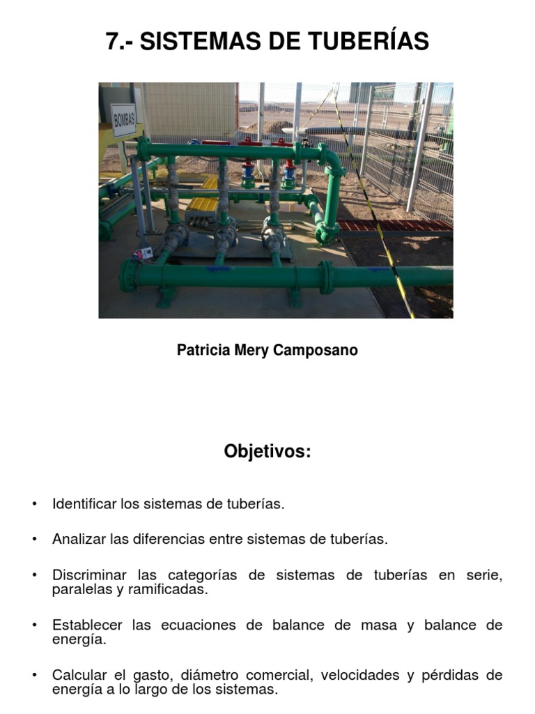 Sistemas de Tuber As | PDF | Tubería (transporte de fluidos) | Bomba