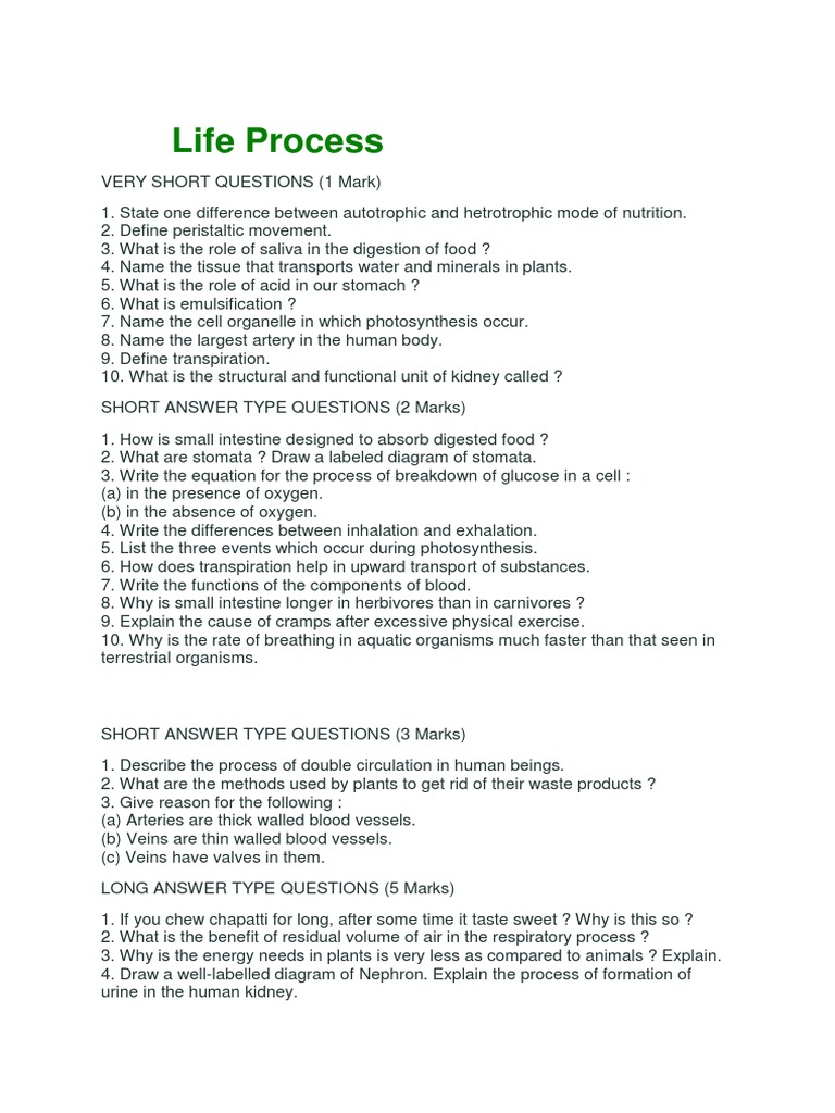 Life Process: Join Free Learning Group - For Easy Access To Video ...