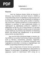 Filipino RRL Sample | PDF