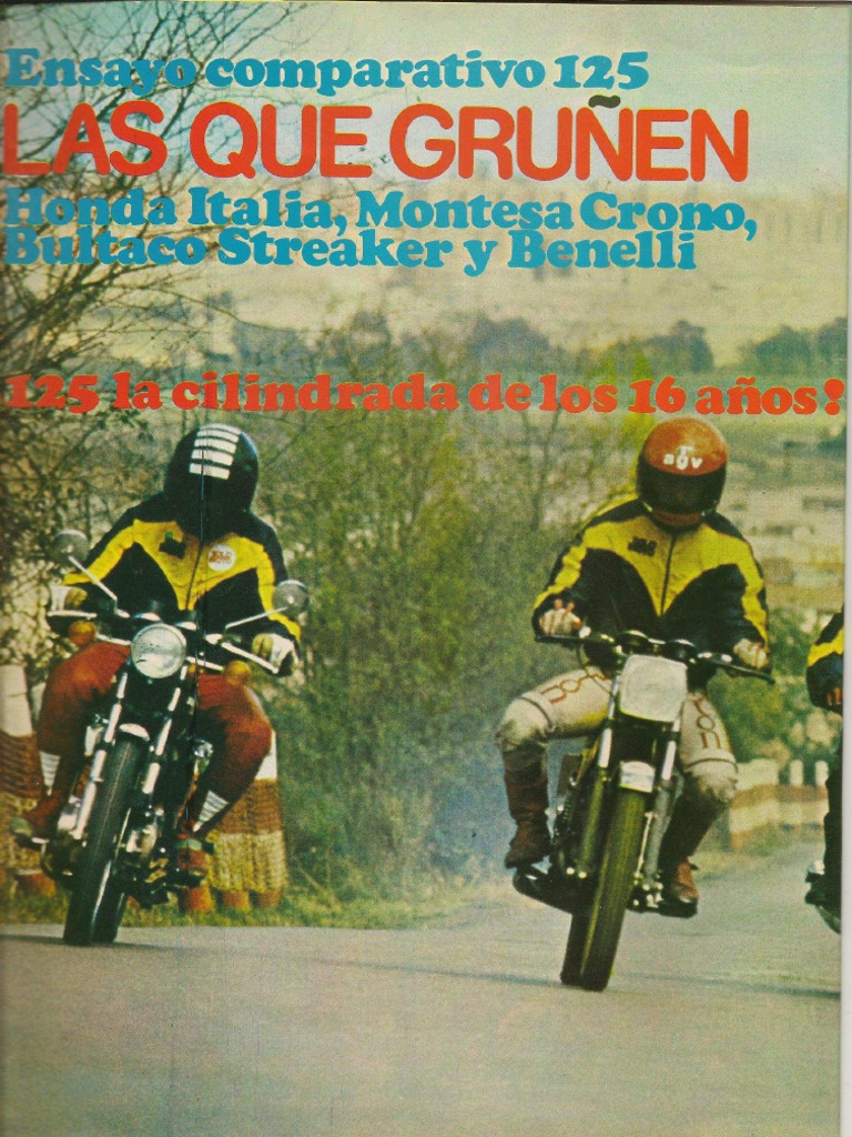 Solo Moto #185 Comparativo 125 Honda, Montesa Crono, Bultaco Streaker y ...